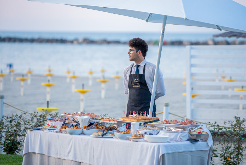 Savini al Mare Ristò! Restaurant am meer Hotel Bellaria - Hotel Savini